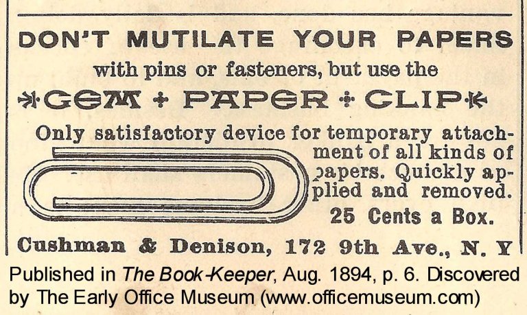 CLIPART 1: Have you ever looked at a paper clip? | DAILY DOSE OF ART