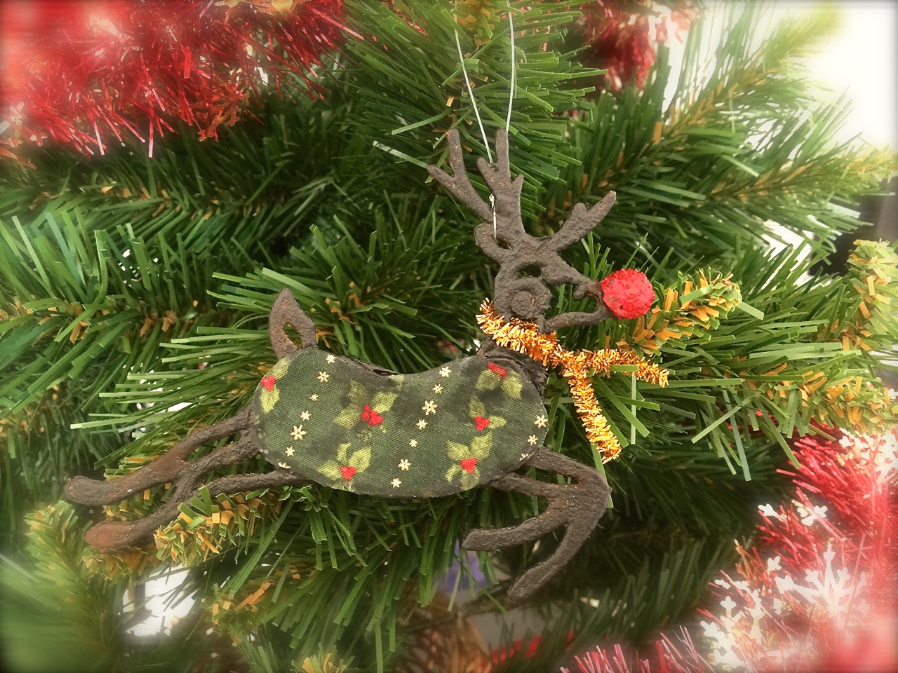 CHRISTMAS CRAFTS 3: Rudolph Décor & Artcard | DAILY DOSE OF ART